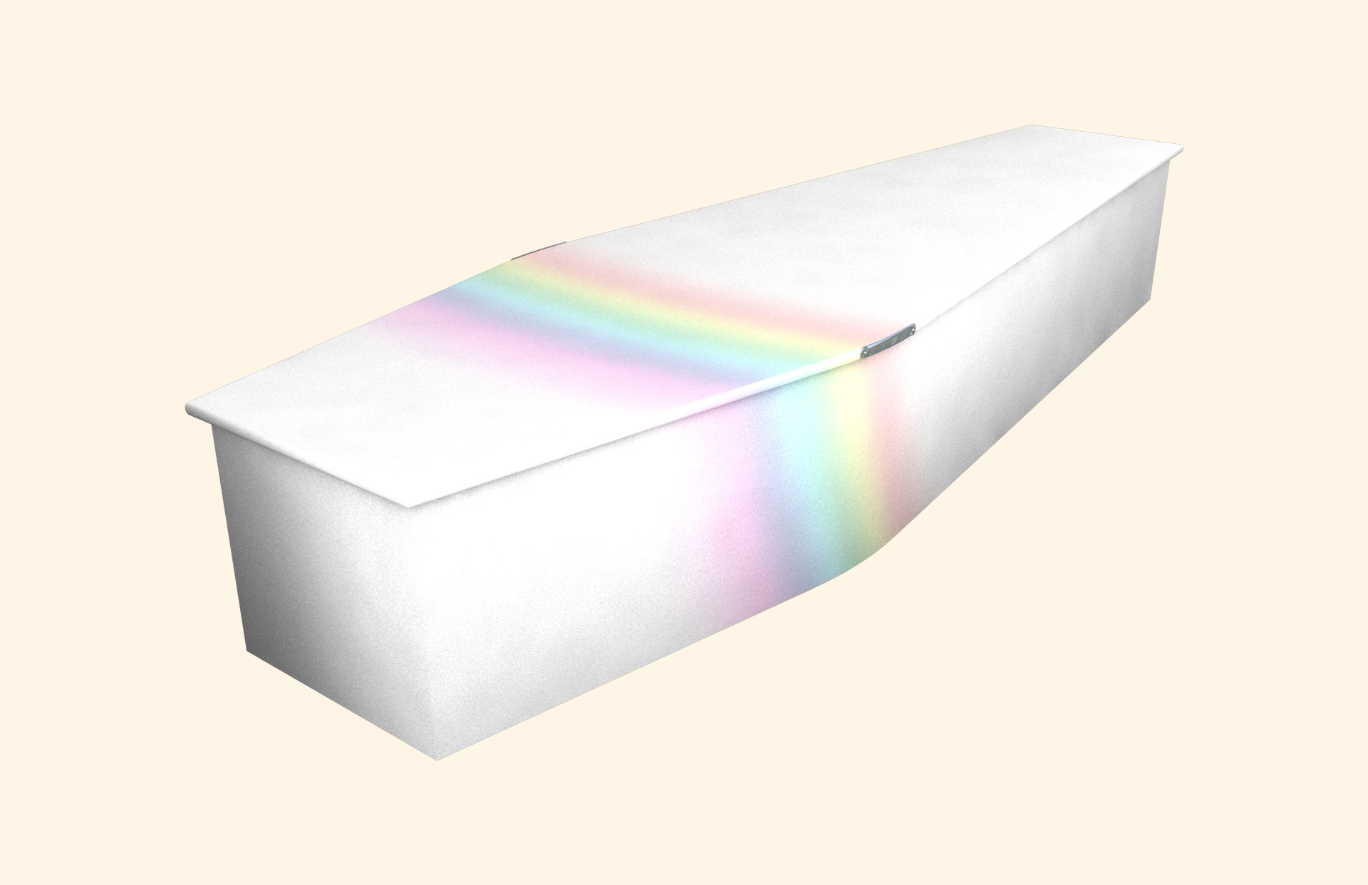 Rainbow on White