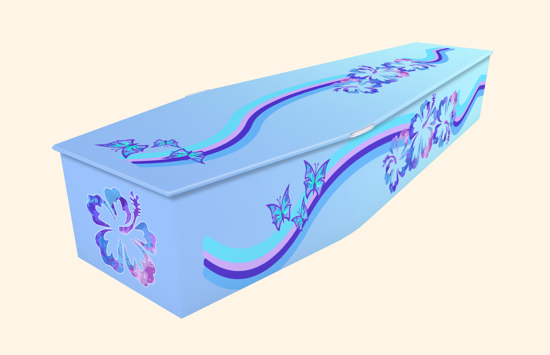 Floral Picture Coffins | Personal Picture Coffins from Colourful ...